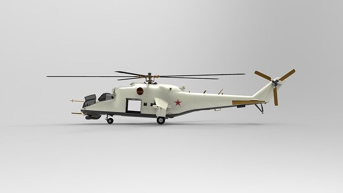 Mil Mi-24 Hind 3D model | CGTrader