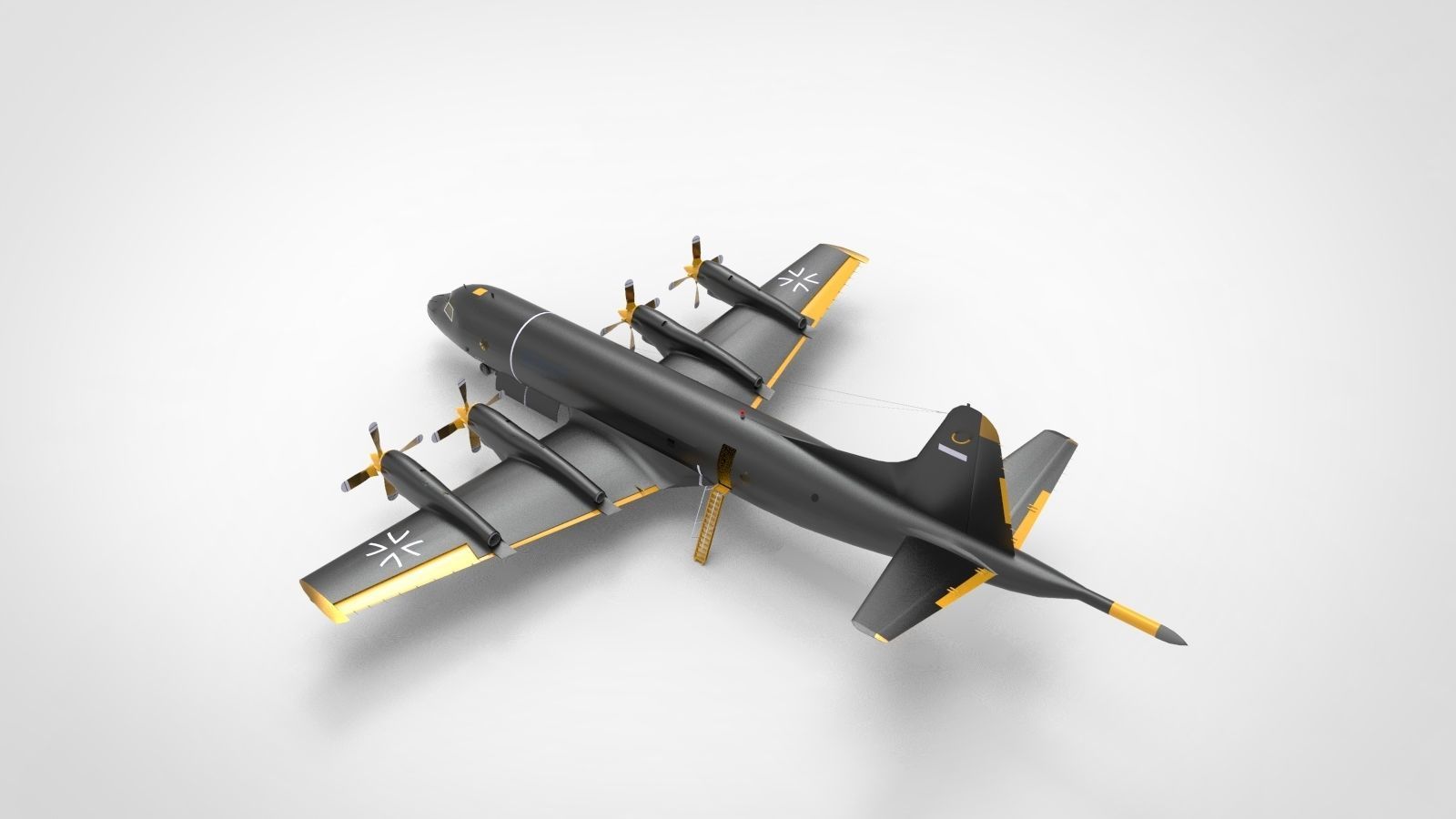 Lockheed P-3 Orion 3D model | CGTrader