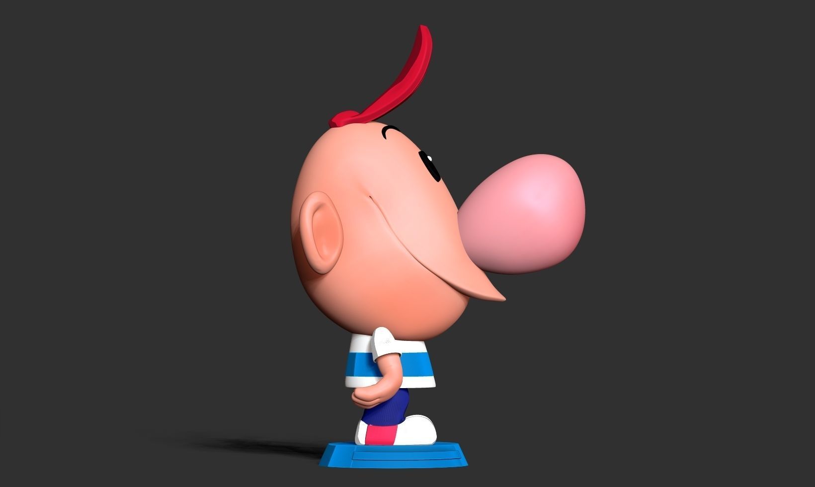 Billy - Cartoon Network Fanart 3D model 3D printable | CGTrader