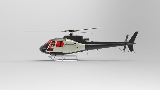 Helicopters H125 3D model | CGTrader