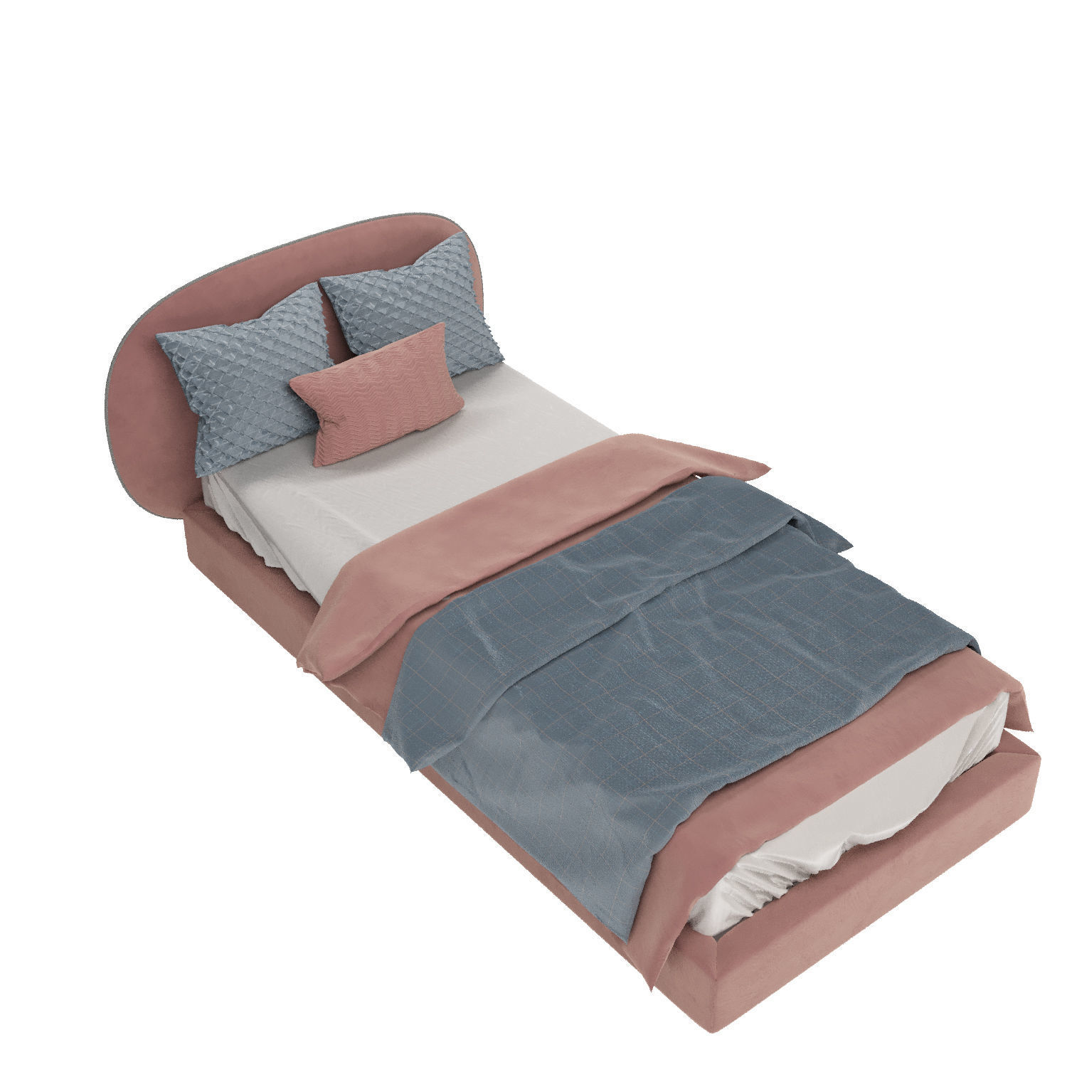 Moca cloud bed furniture 3D model | CGTrader