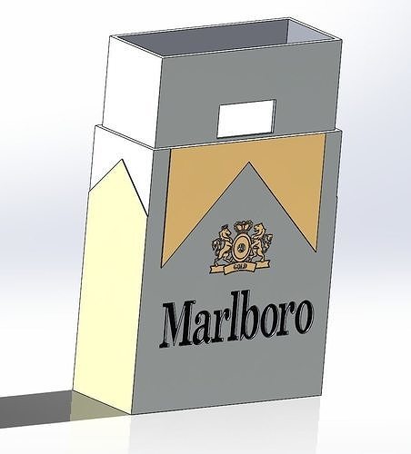 Cigarette Box 3D model | CGTrader