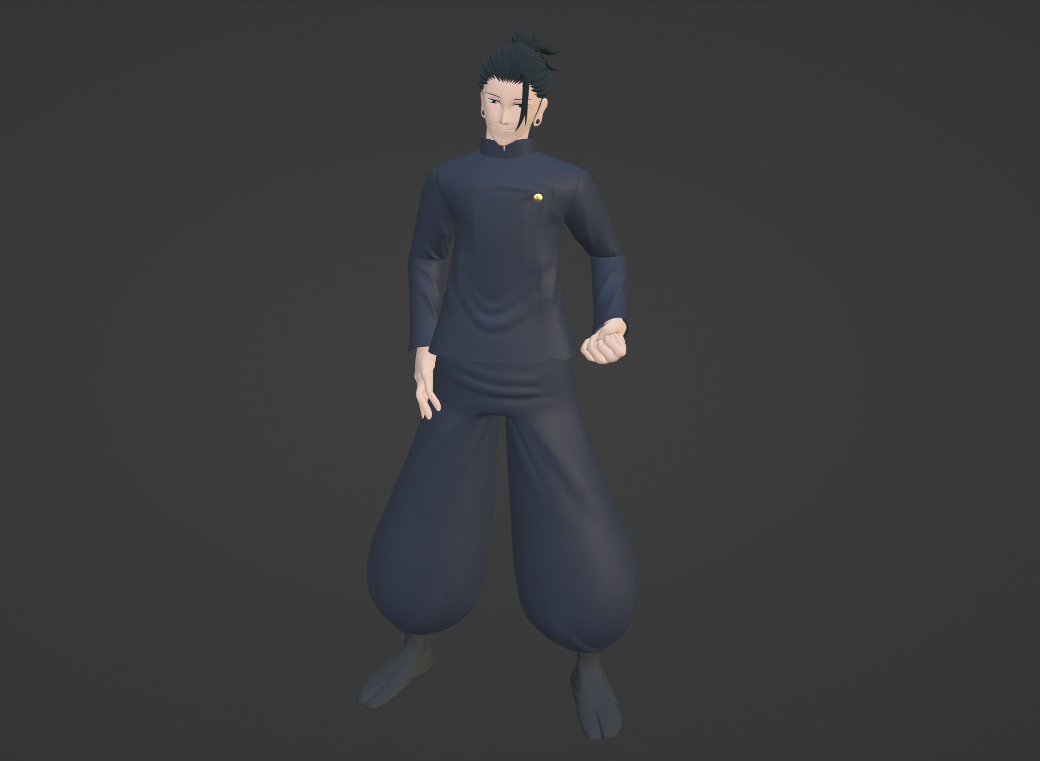 Geto Suguru - Jujutsu Kaisen 3D model rigged | CGTrader