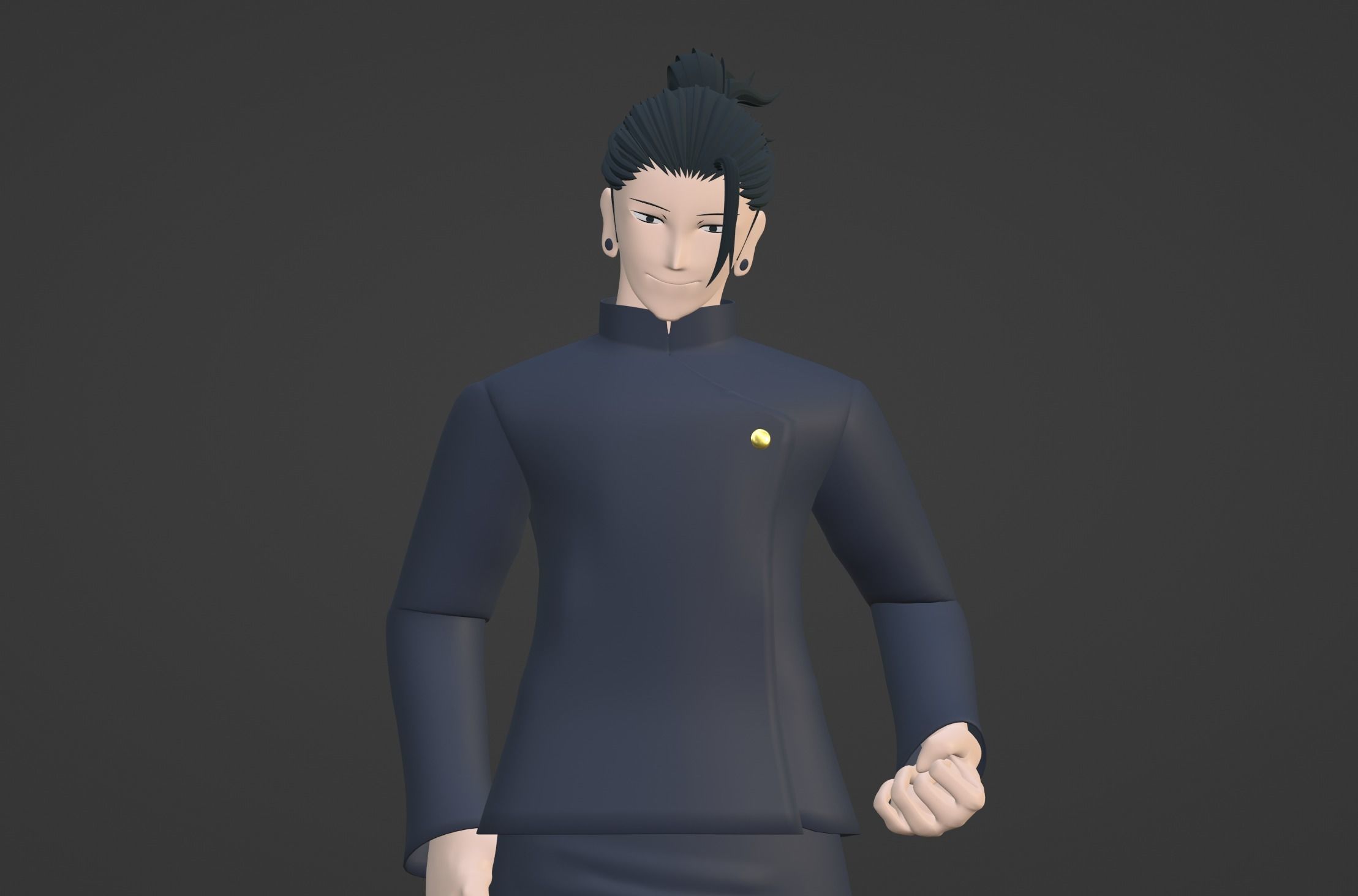 Geto Suguru - Jujutsu Kaisen 3D model rigged | CGTrader