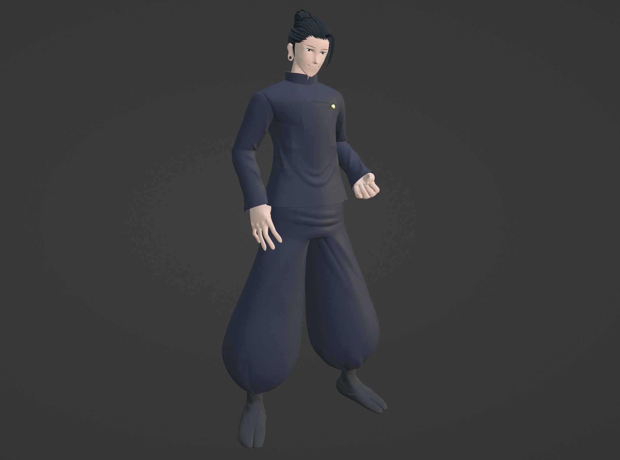 Geto Suguru - Jujutsu Kaisen 3D model rigged | CGTrader