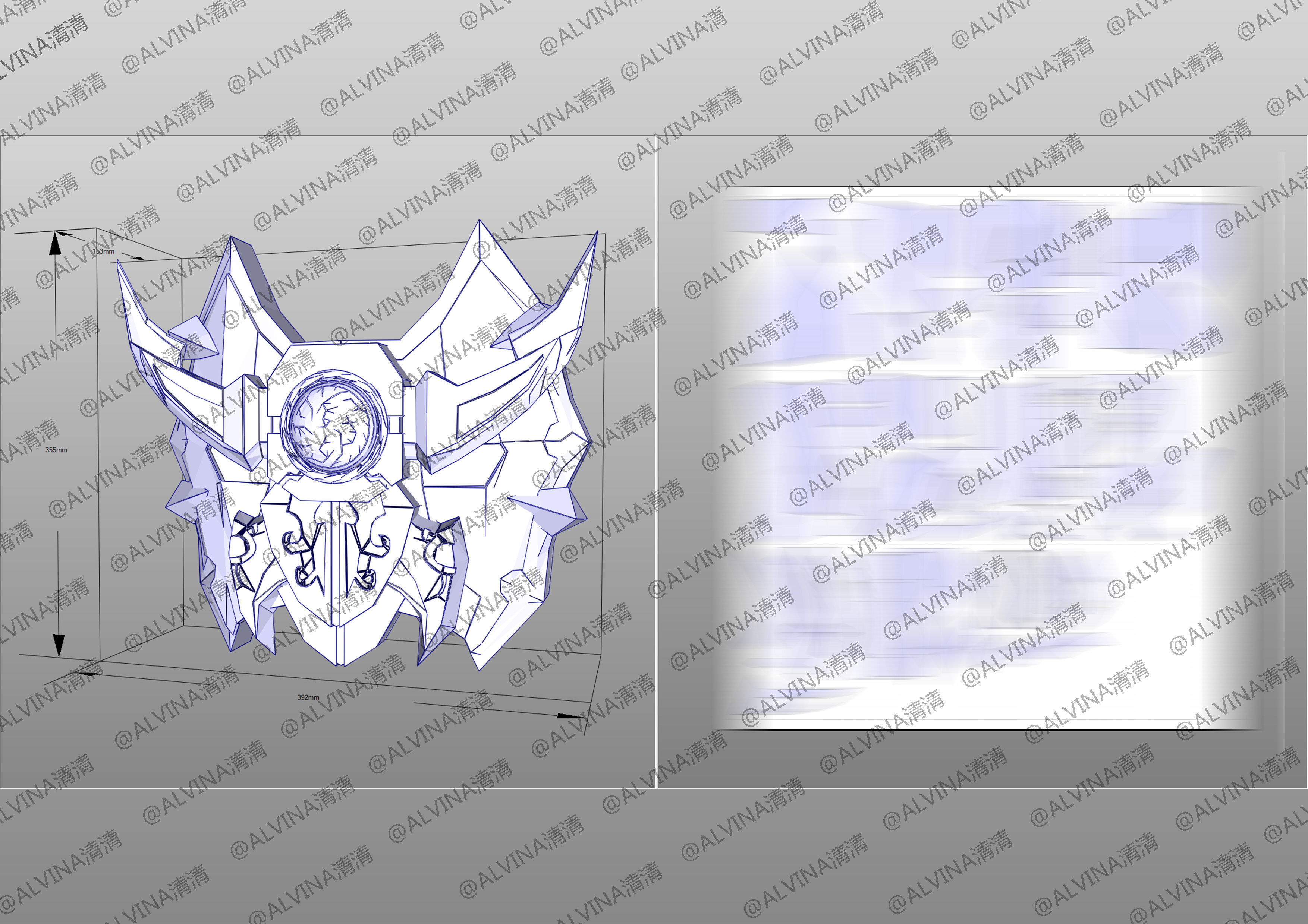 3D model Armor Hero Ultimate Emperor Chivalry - Cosplay Pepakura Foam ...