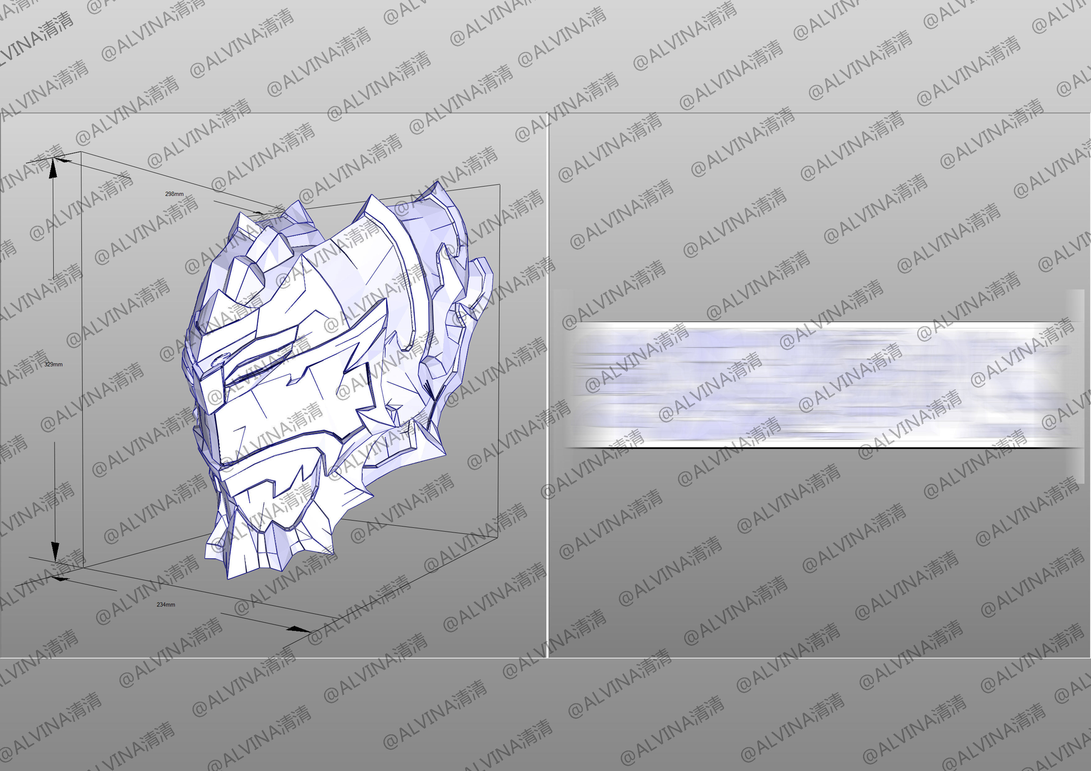 3D model Armor Hero Ultimate Emperor Chivalry - Cosplay Pepakura Foam ...