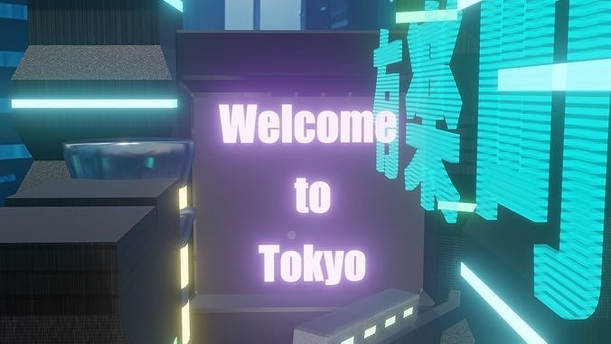 Neo Tokyo free 3D model | CGTrader
