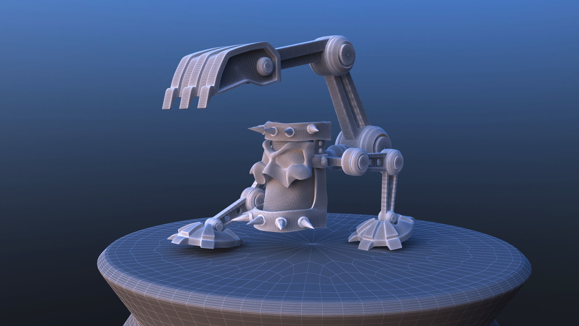 Guardian Robot 3D model rigged | CGTrader