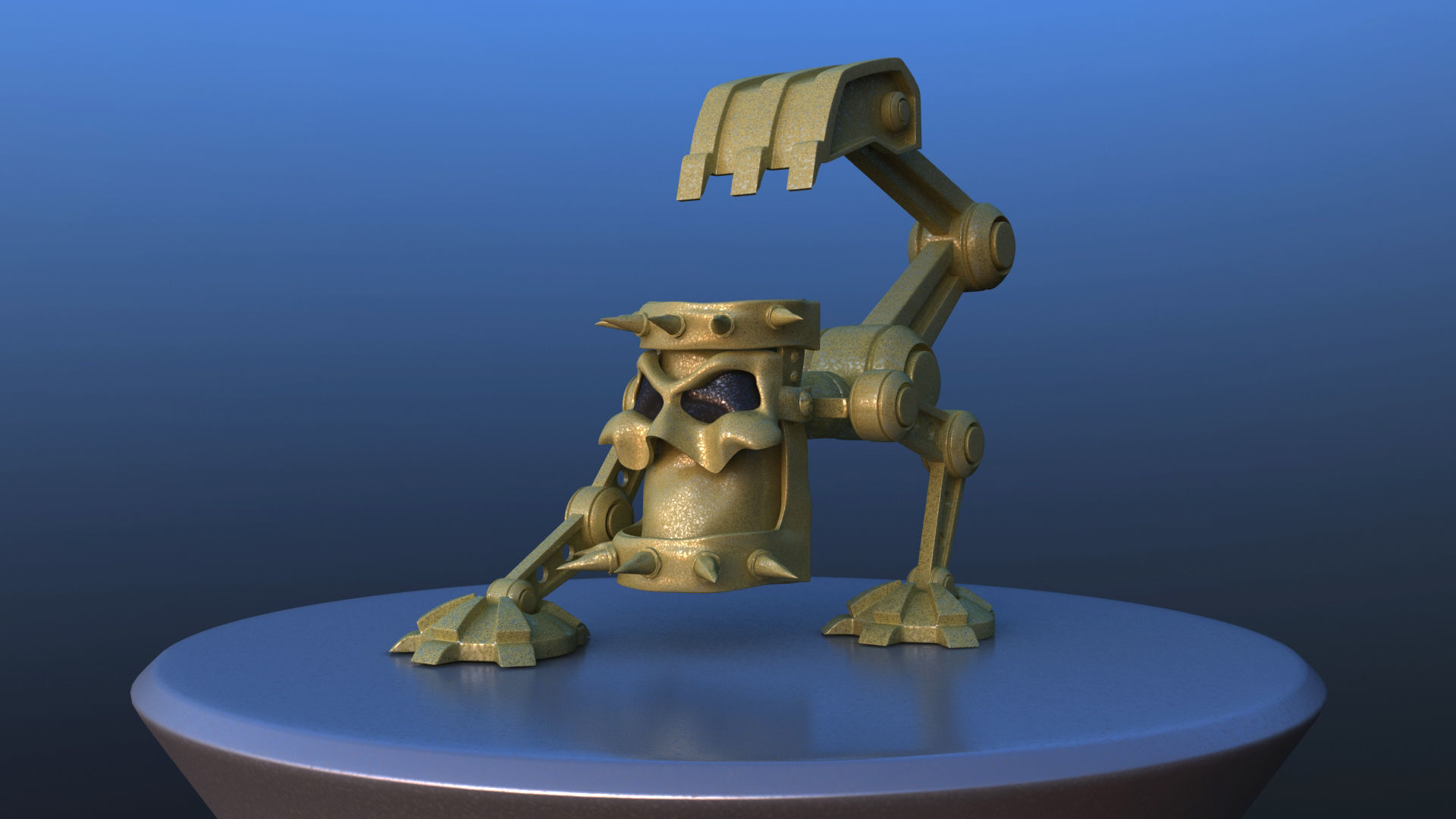 Guardian Robot 3D model rigged | CGTrader