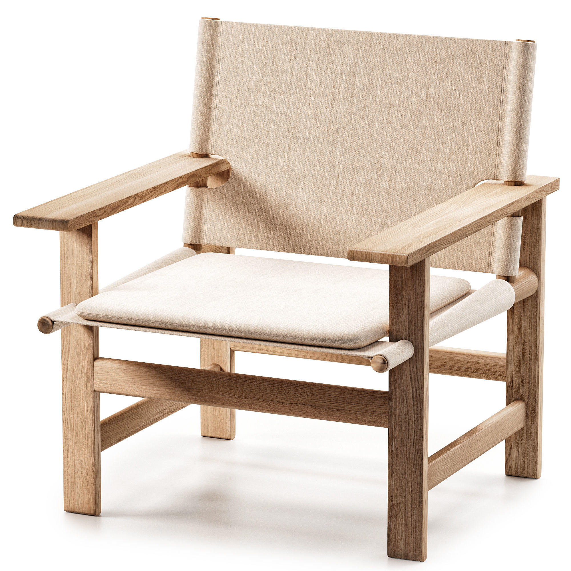 The Canvas Chair 3D model | CGTrader