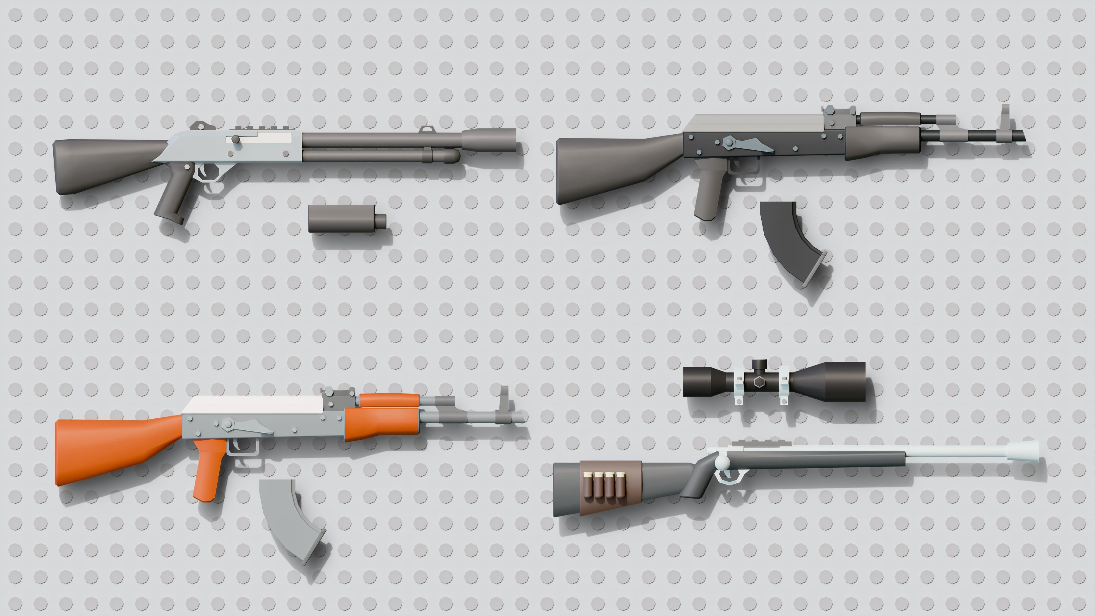Weapons FREE free VR / AR / low-poly 3D model | CGTrader