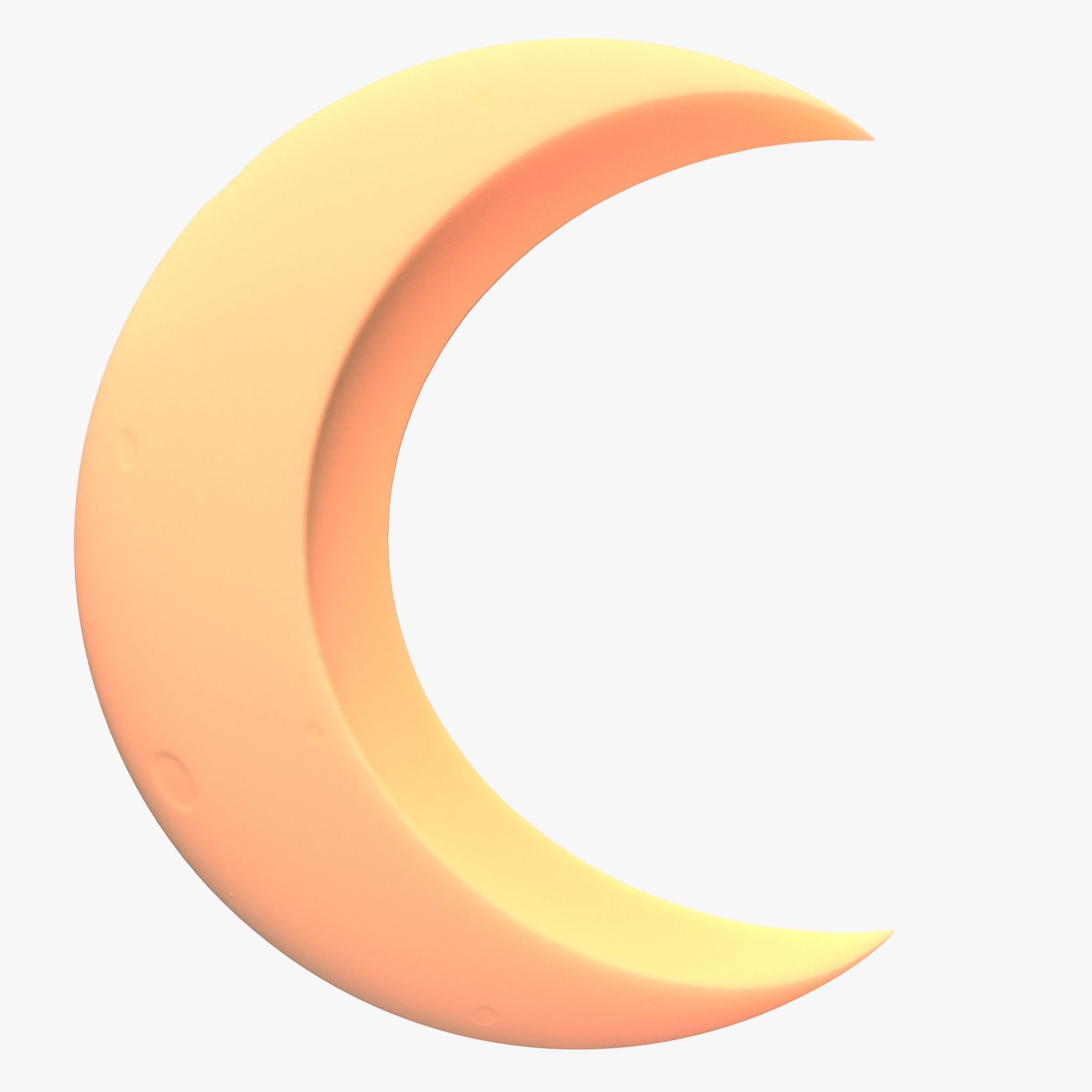 Stylized Moon 3D model | CGTrader