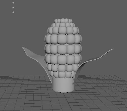 3D model corn model VR / AR / low-poly | CGTrader
