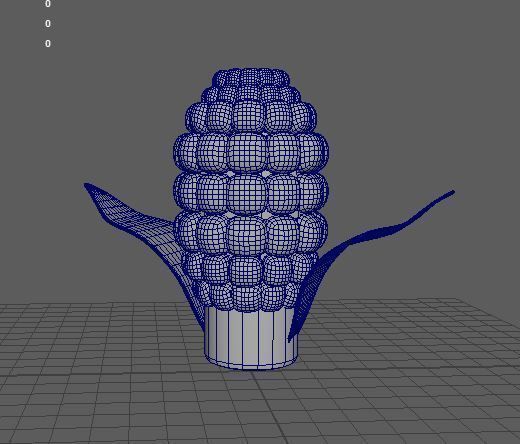 3D model corn model VR / AR / low-poly | CGTrader