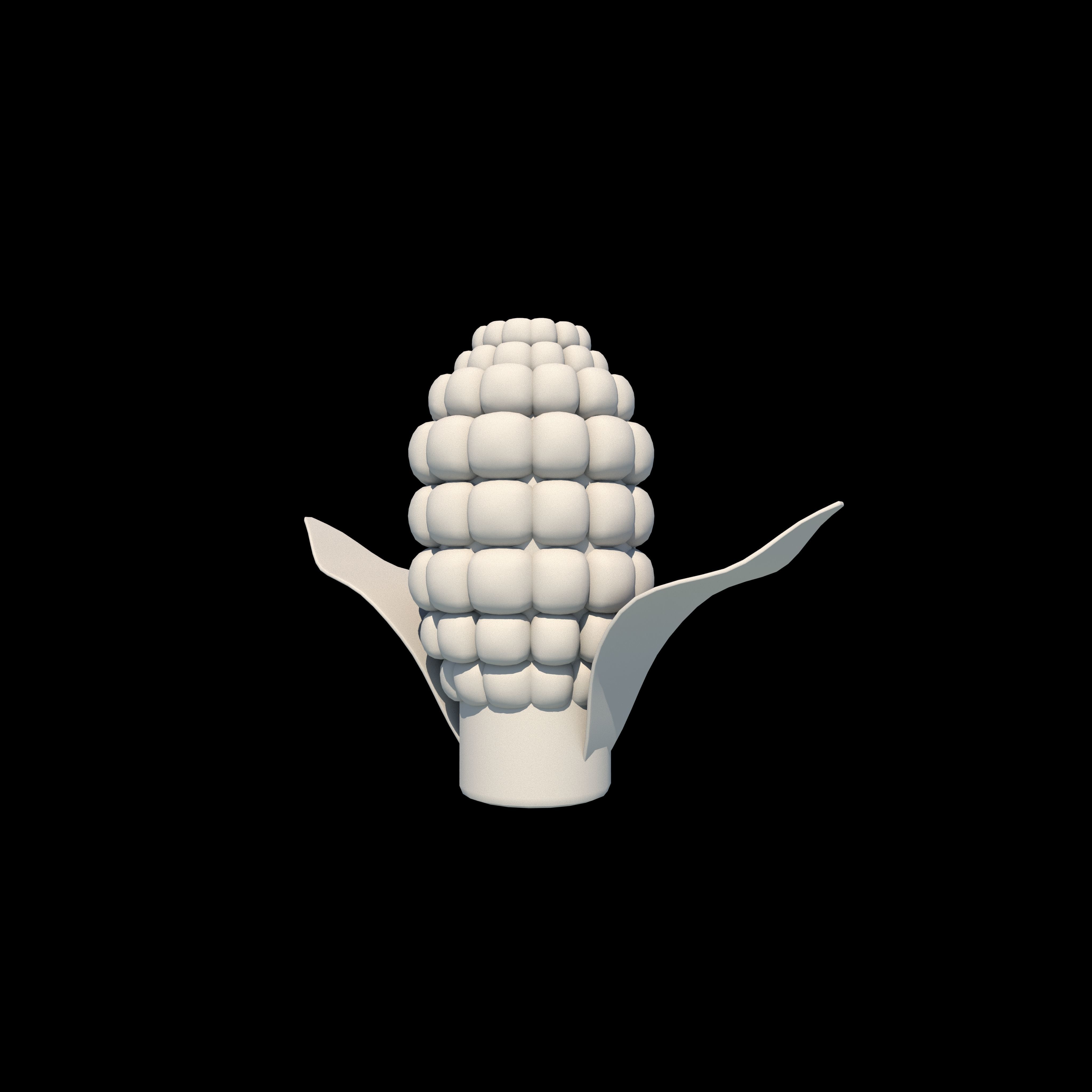3D model corn model VR / AR / low-poly | CGTrader