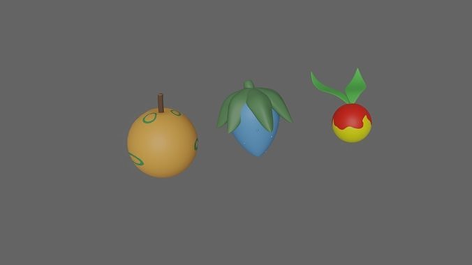 3D model Pokemon Berries Pack 2 VR / AR / low-poly | CGTrader