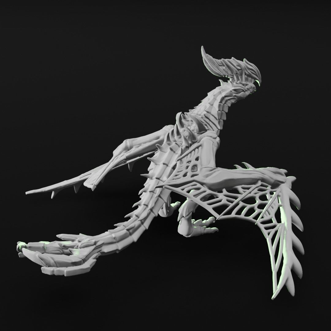 Astalos Wyvern Fan Art Monster Hunter 3D Print 3D model 3D printable ...