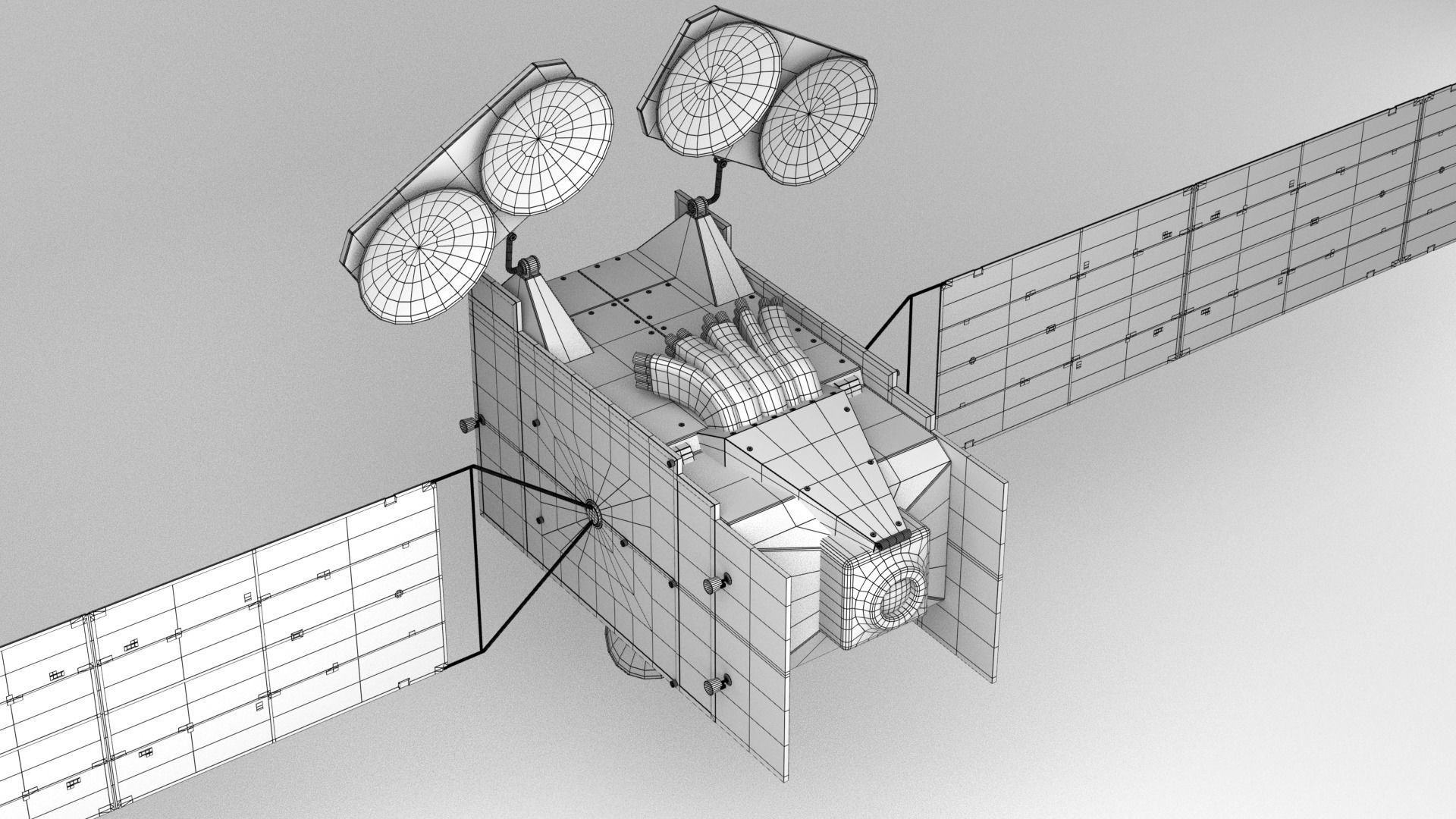 3D model Satellite NASA 4k VR / AR / low-poly | CGTrader