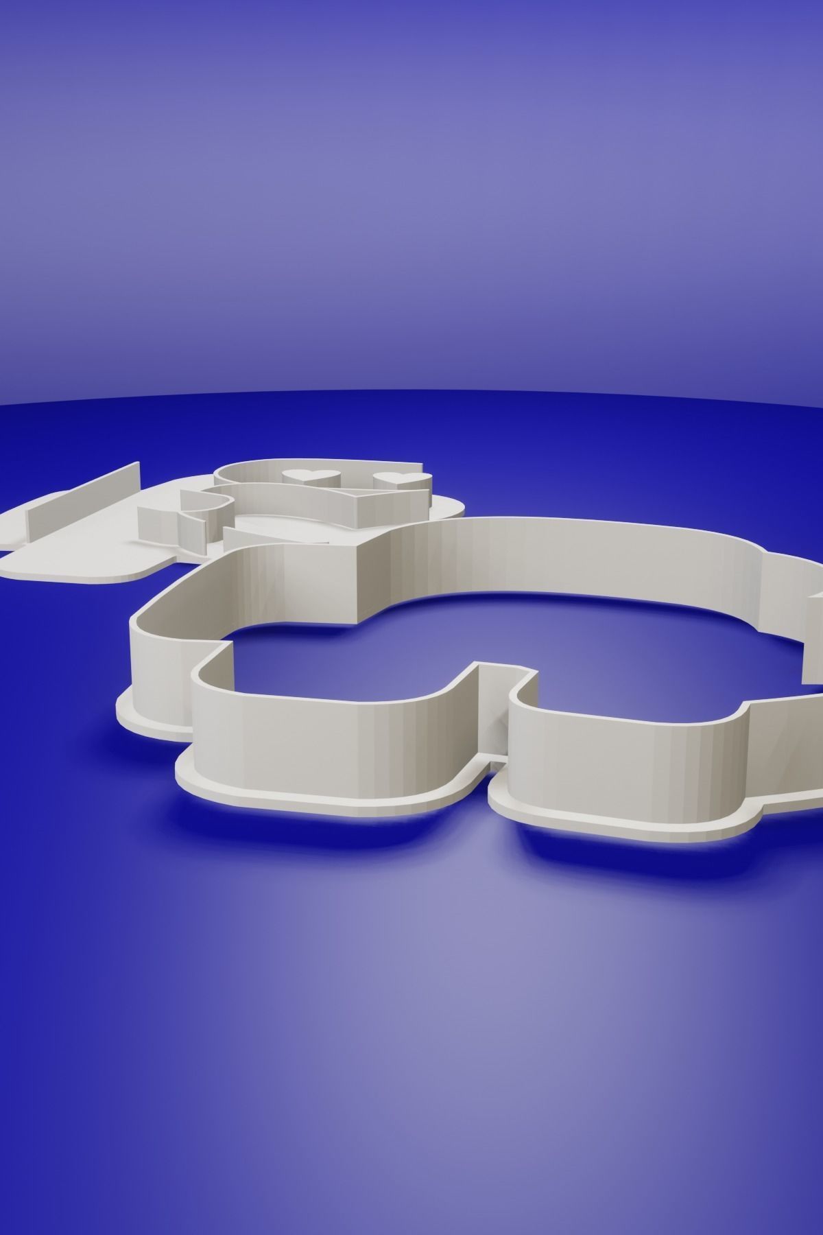 AMONG US HEART MOLD 3D model | CGTrader