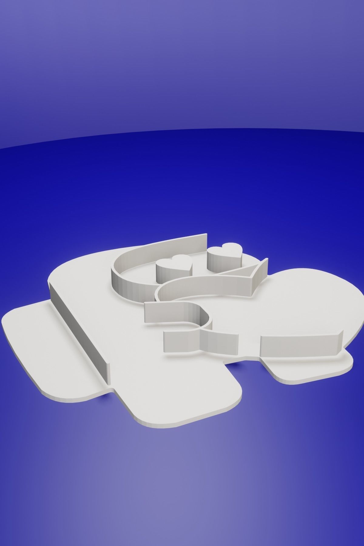 AMONG US HEART MOLD 3D model | CGTrader