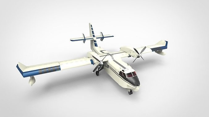 Bombardier CL-415 3D model | CGTrader