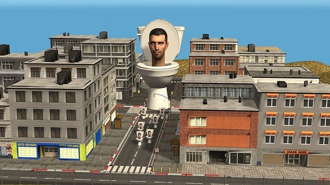 Skibidi Toilet City 3D model | CGTrader