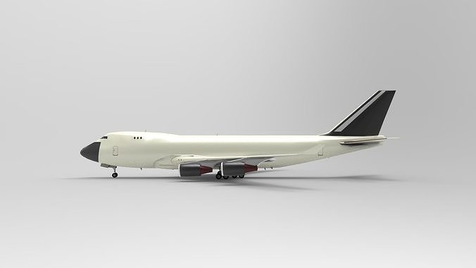 Boeing 747-400F 3D model | CGTrader