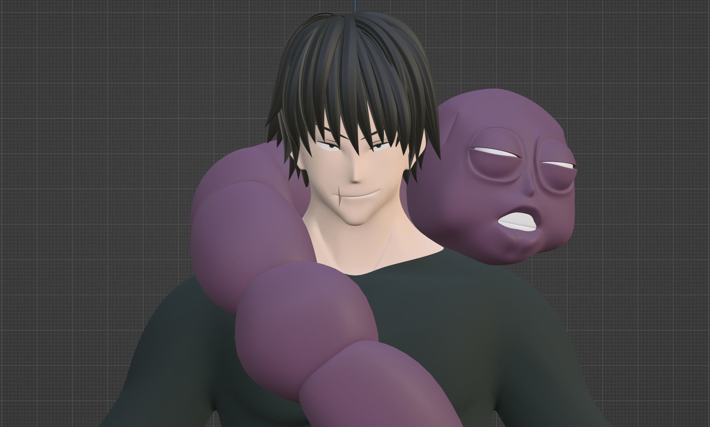 Toji Fushiguro - Jujutsu Kaisen 3D model rigged | CGTrader