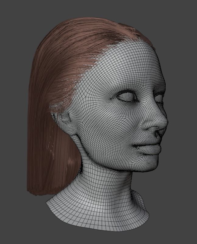 Girl character 3D model | CGTrader