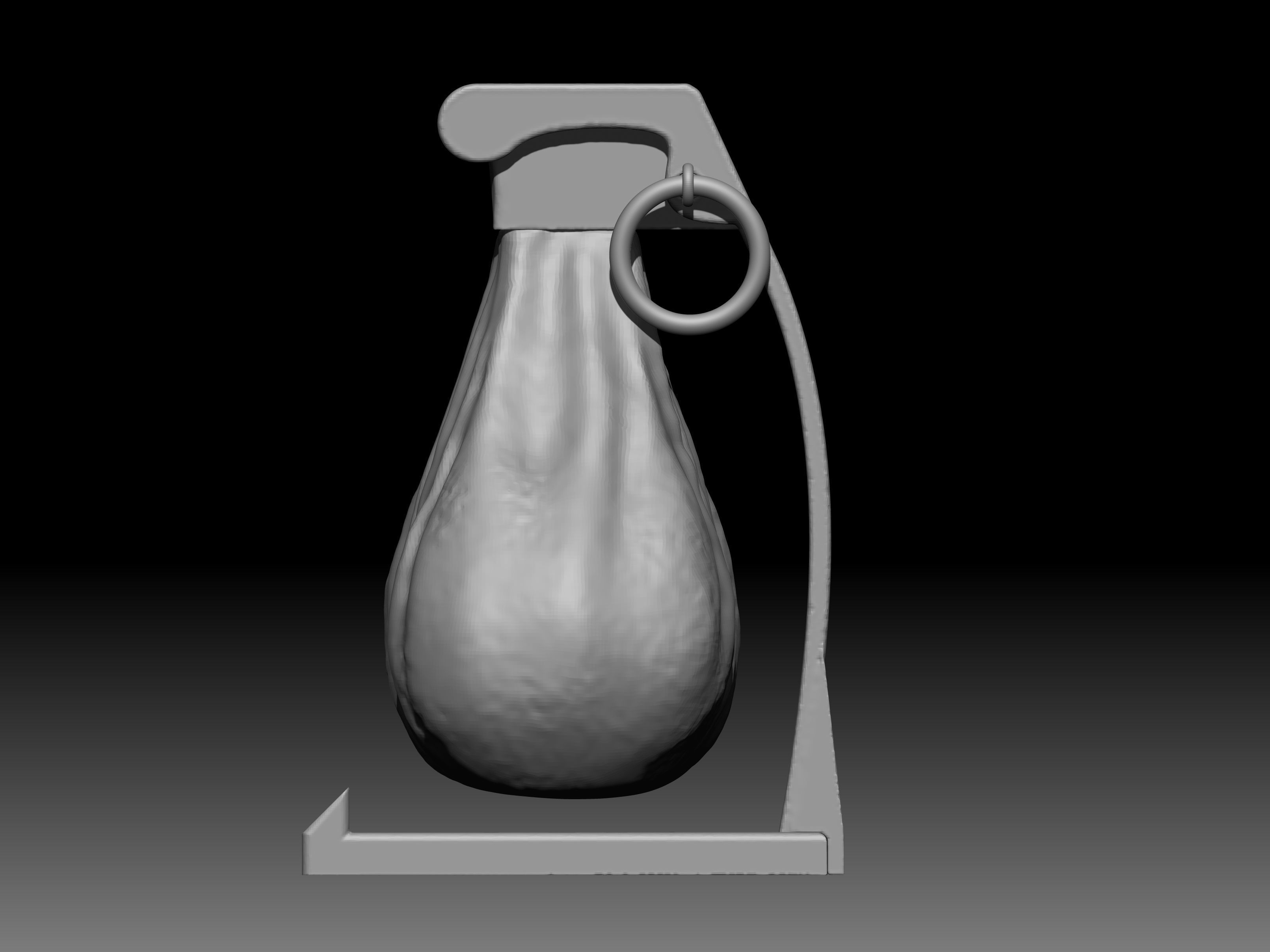 Testicular grenade 3D model 3D printable | CGTrader