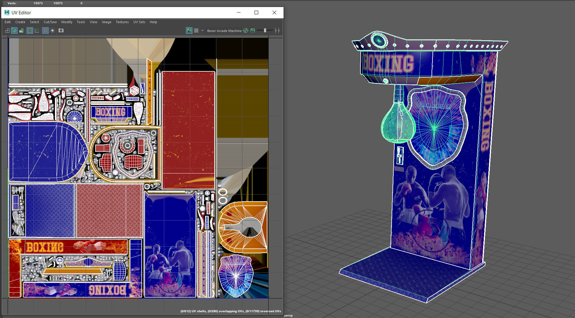 BOXER ARCADE MACHINE 3D model | CGTrader