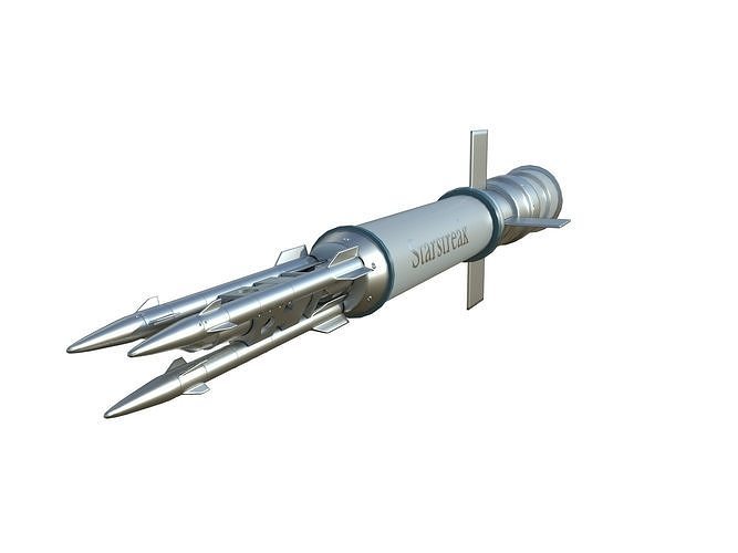 STARStreak antiaircraft missile 3D model | CGTrader