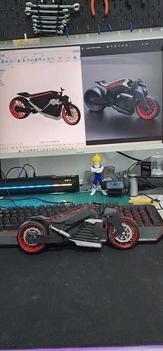 Futuristic Bike Scale Model 3D Printable Design 3D model 3D printable ...