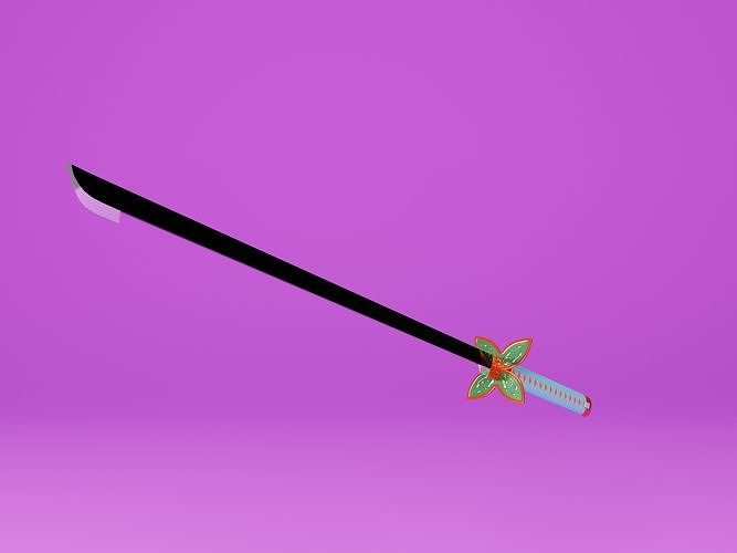 Demon Slayer Shinobu Kocho Sword - Kimetsu No Yaiba 3D model 3D ...