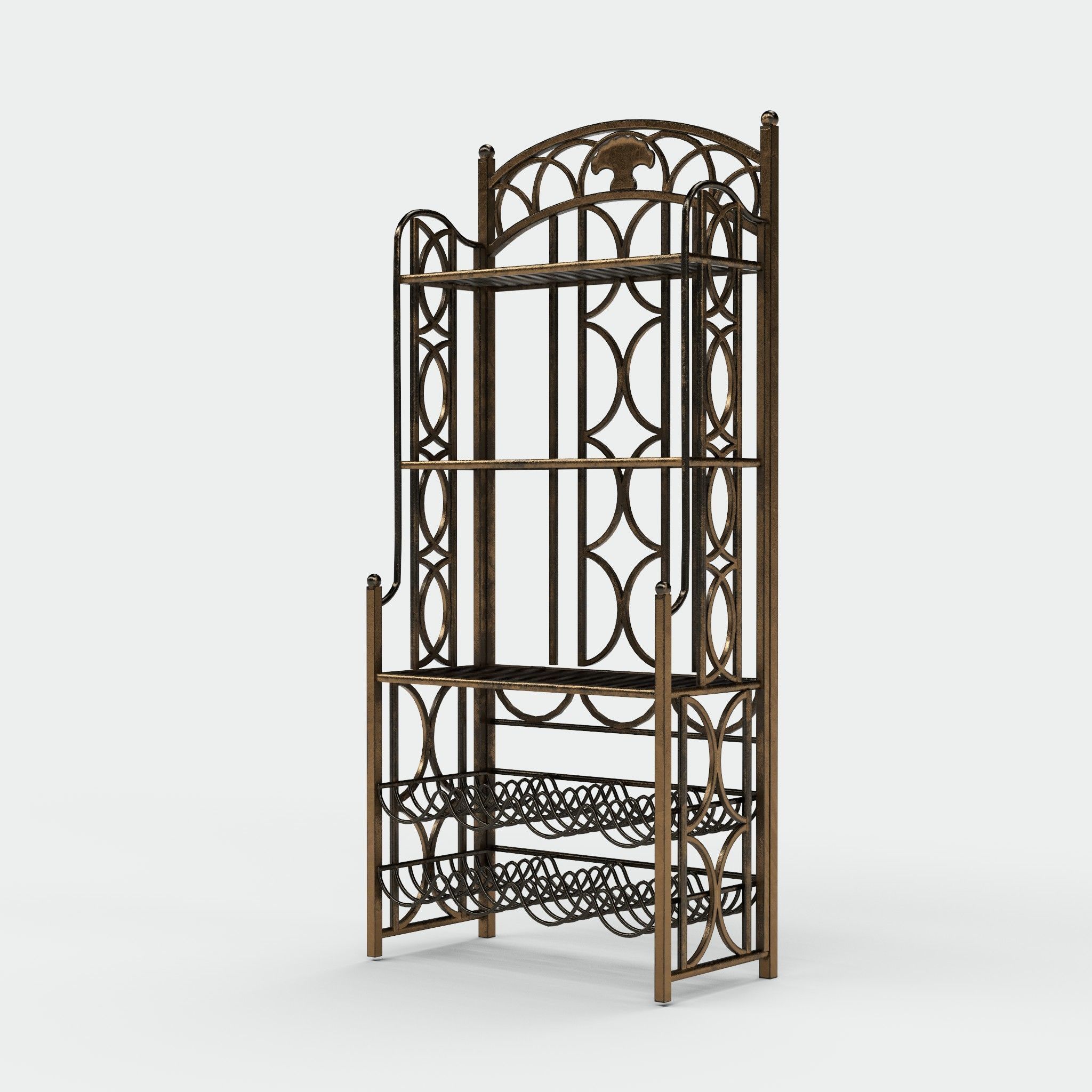 Caravan Metal rack 3D model | CGTrader