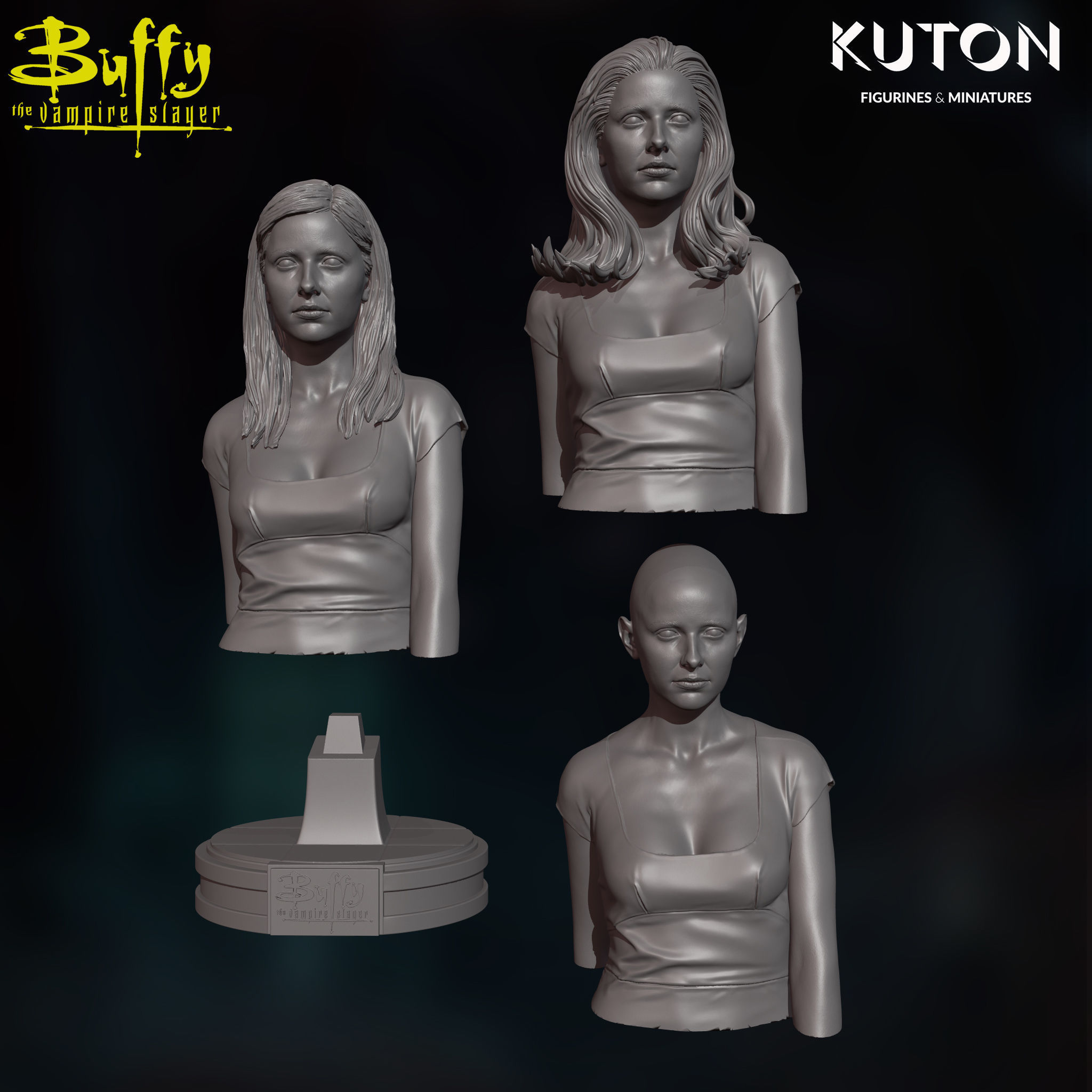 Buffy the Vampire Slayer 3D model 3D printable | CGTrader