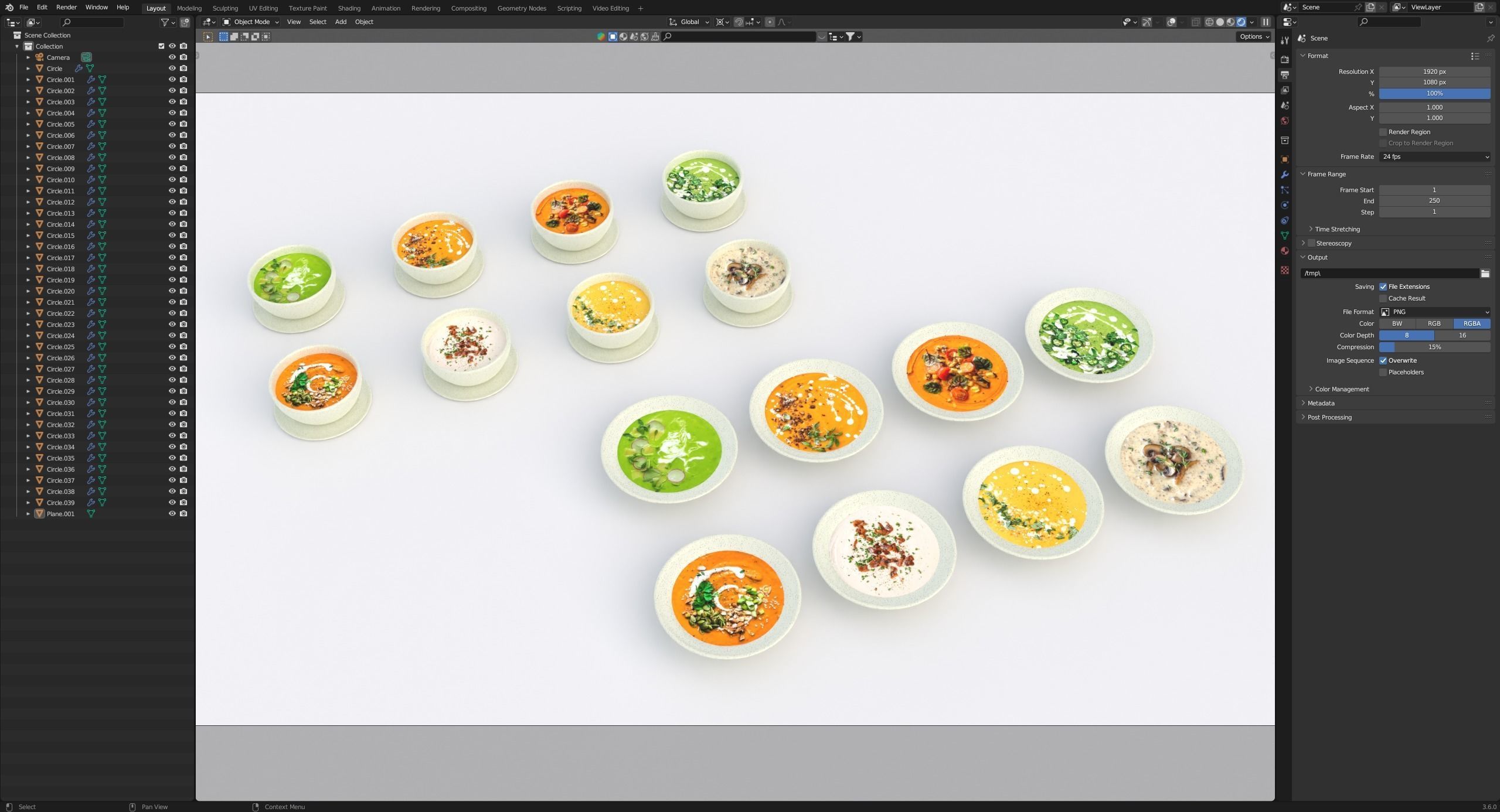 Low poly textured soups 3D model | CGTrader