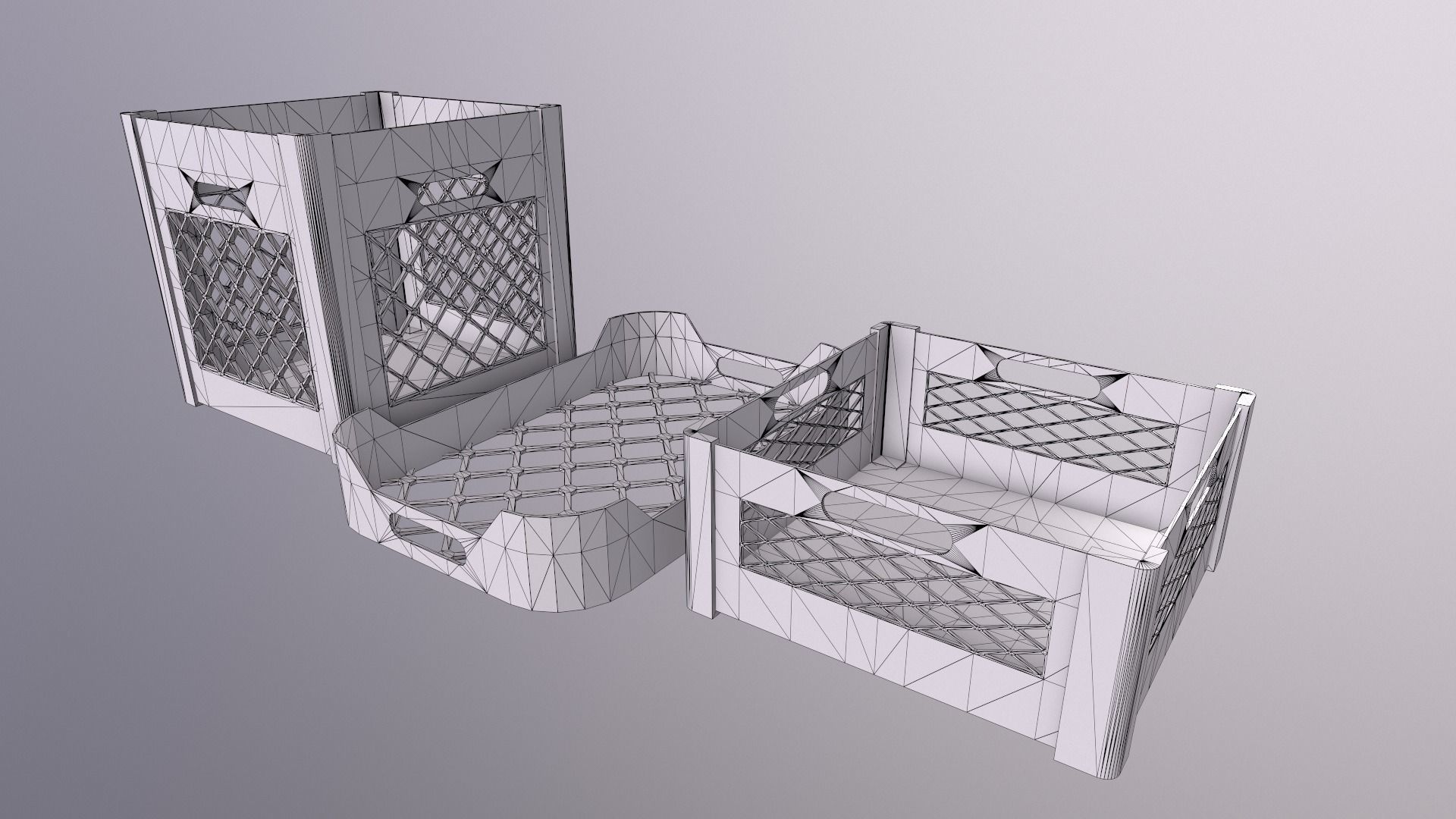 Plastic Crate Pack - 3 Colour PBR Game Ready Crates Unreal Unity free ...