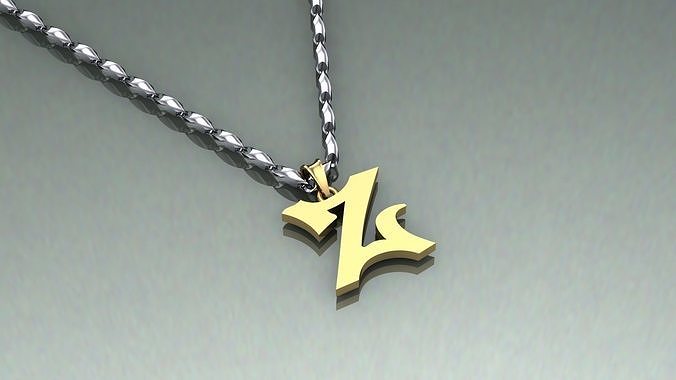 Pendant Z-z1 3D model 3D printable | CGTrader