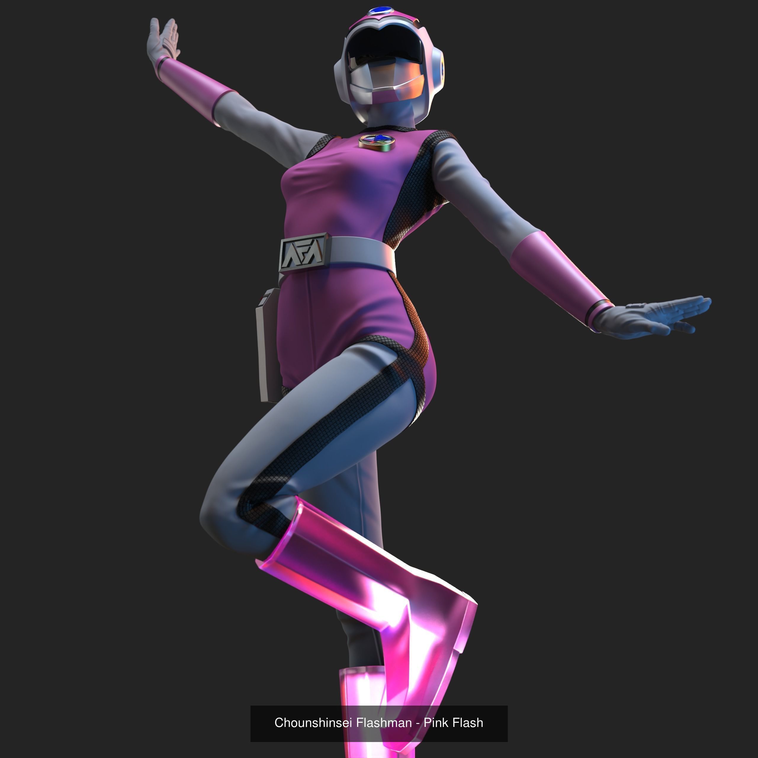 Chounshinsei Flashman 3D Model Collection | CGTrader