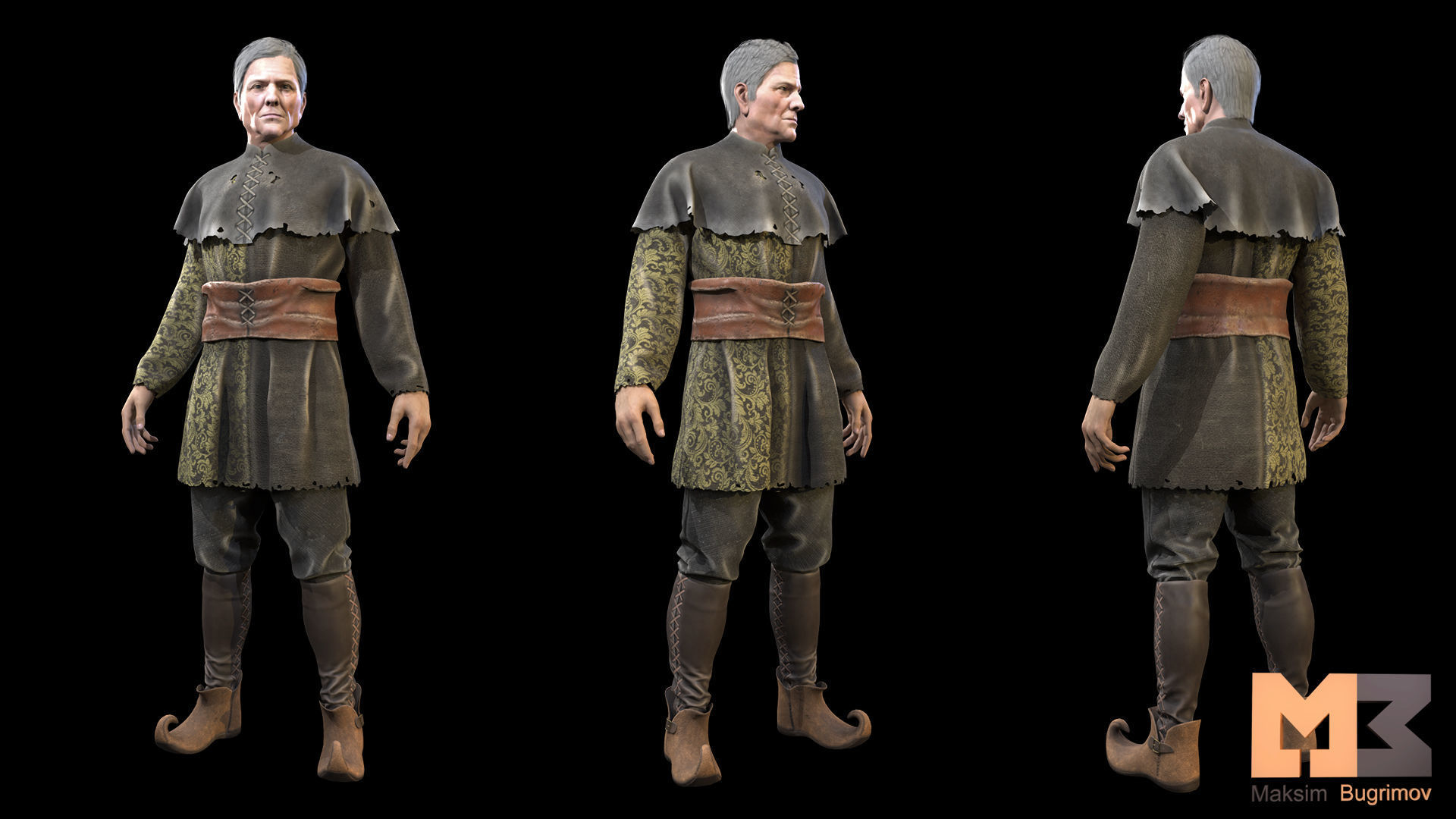 3D model NPC Characters Male Pack VR / AR / low-poly | CGTrader