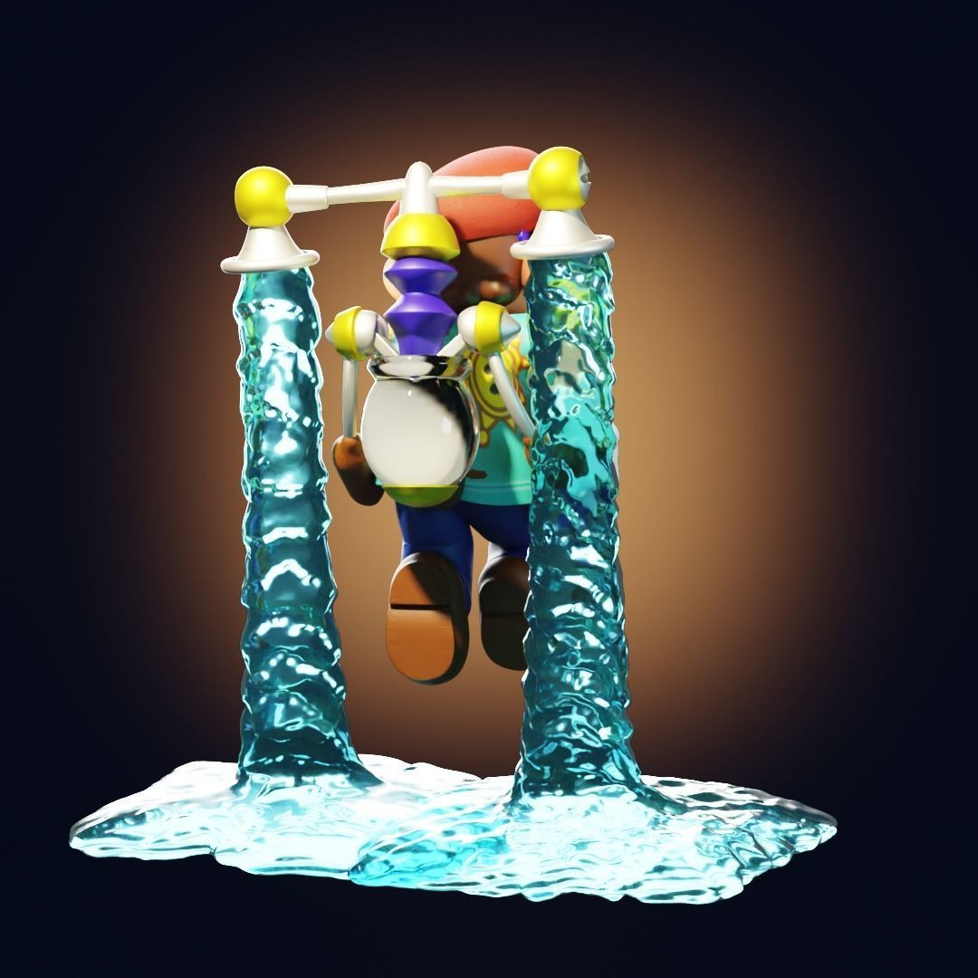 Super Mario Sunshine 3D model 3D printable | CGTrader