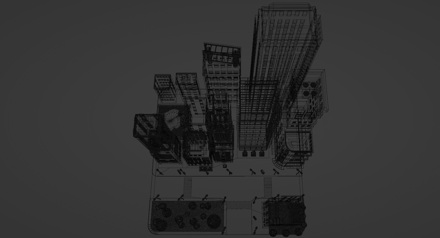 3D model Isometric Megalopolis VR / AR / low-poly | CGTrader