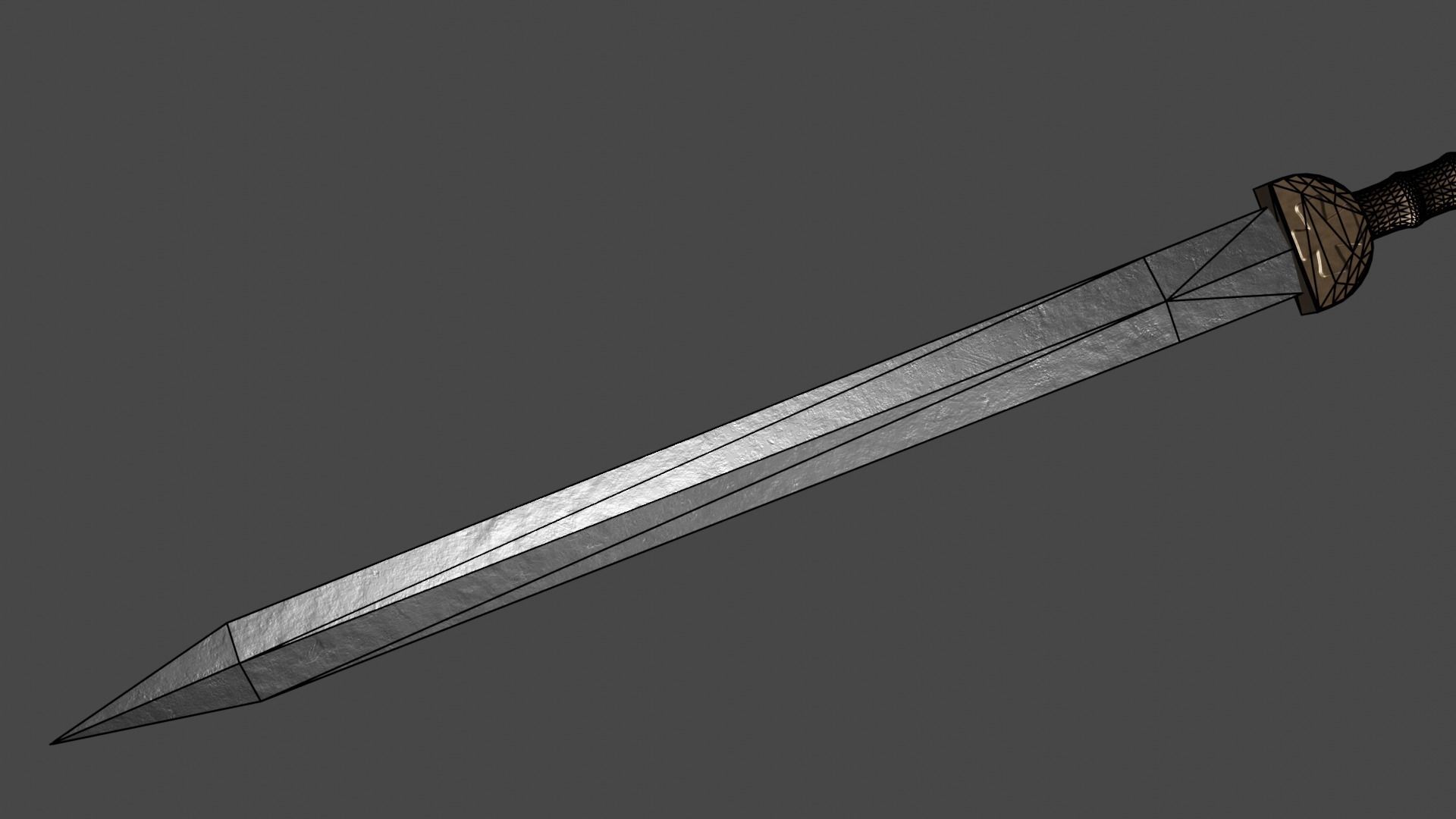 3D model Gladius sword VR / AR / low-poly | CGTrader