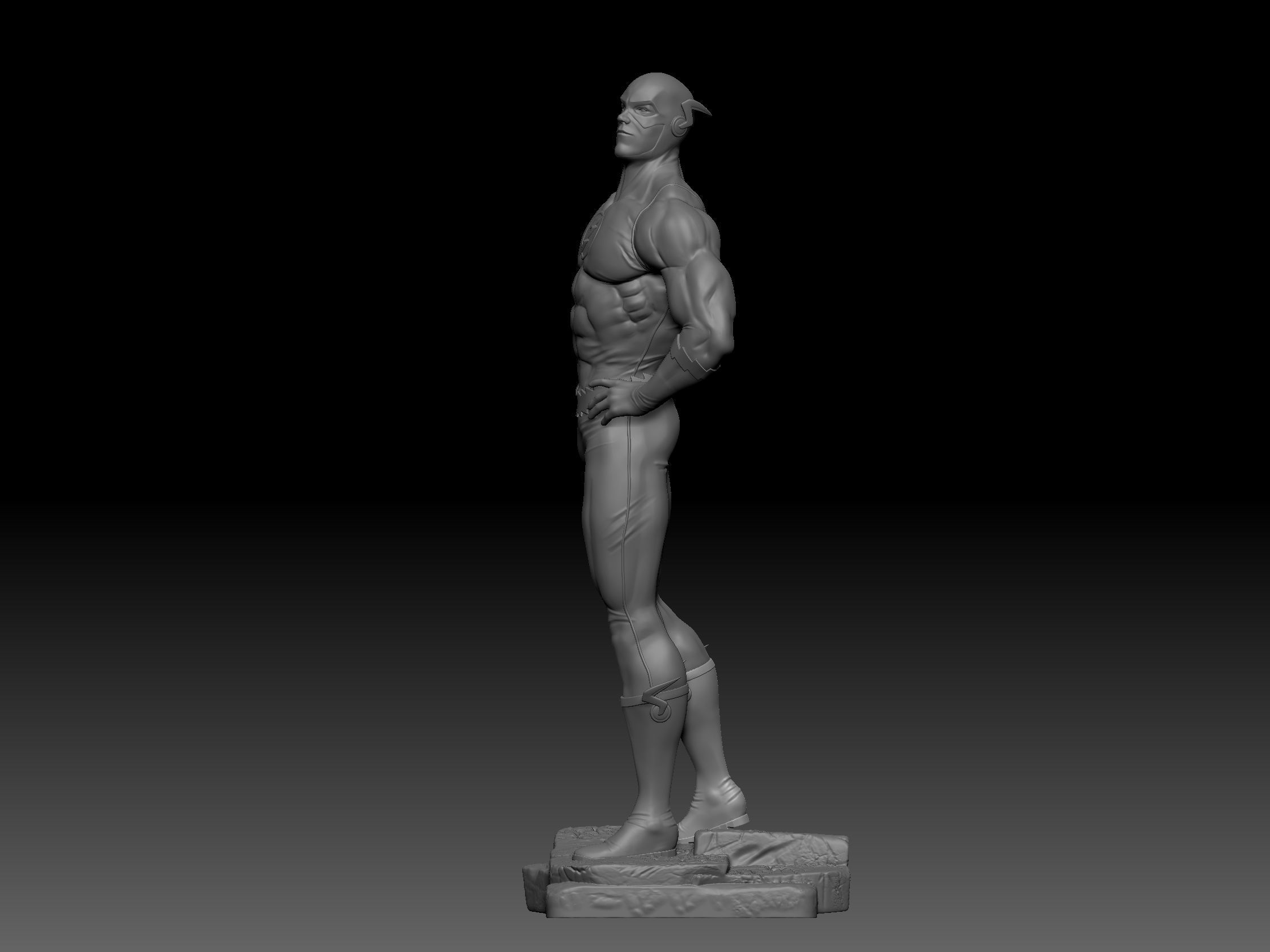The Flash 3D model 3D printable | CGTrader