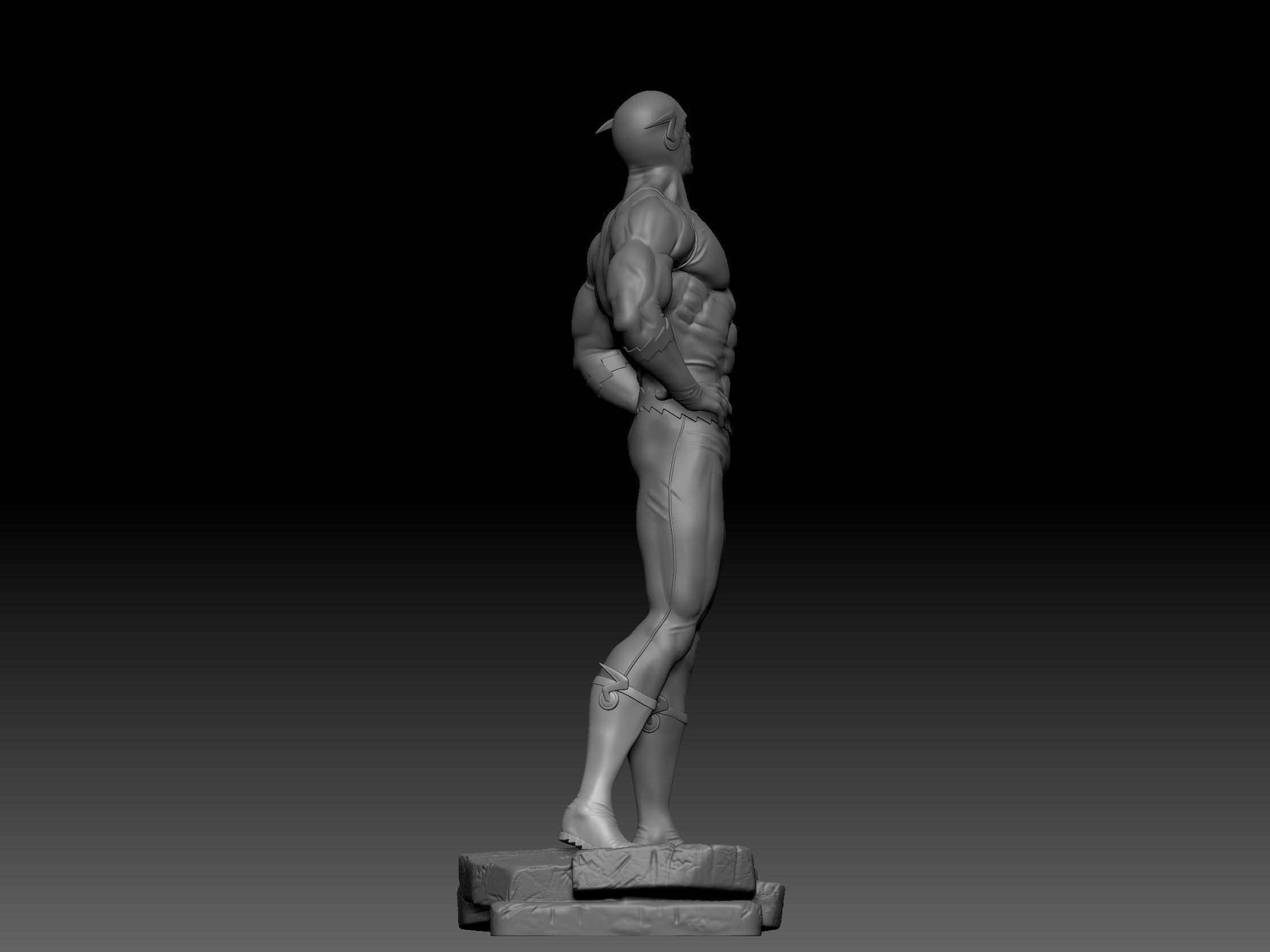 The Flash 3D model 3D printable | CGTrader