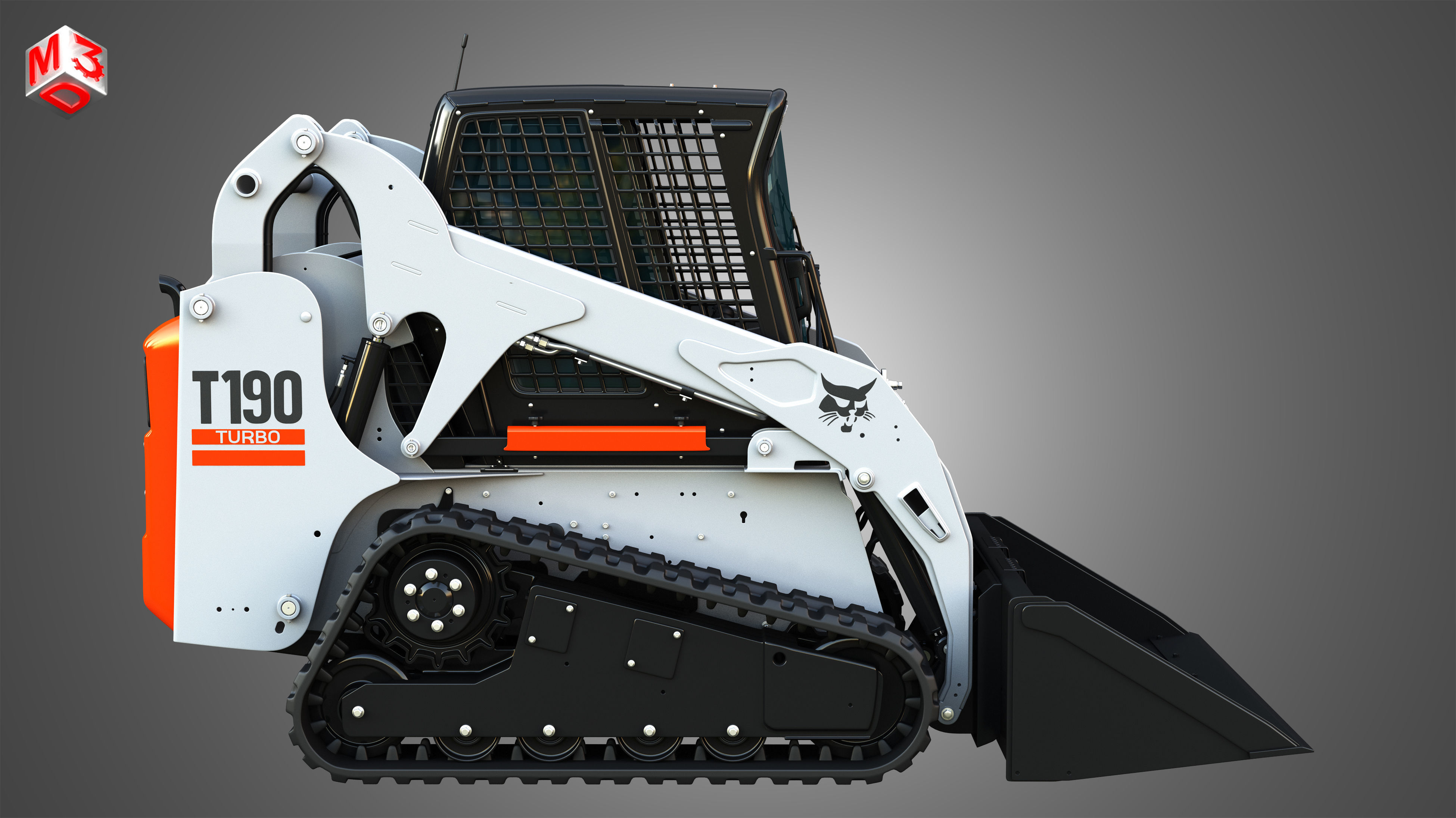 T190 Compact Track Loader - Bucket 3D model | CGTrader