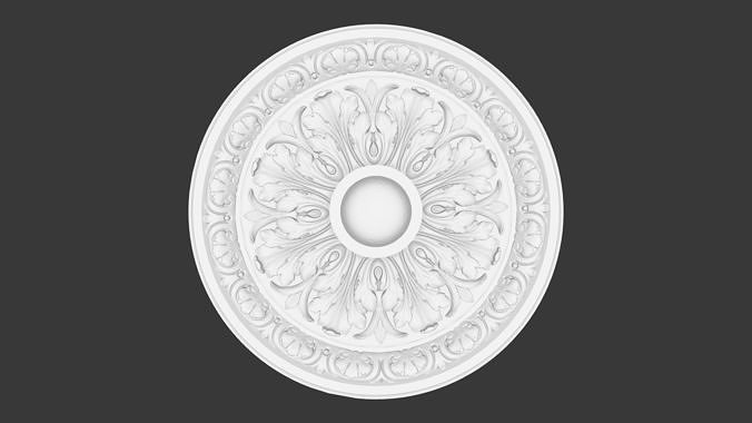 Modern Ceiling roses 3D model | CGTrader