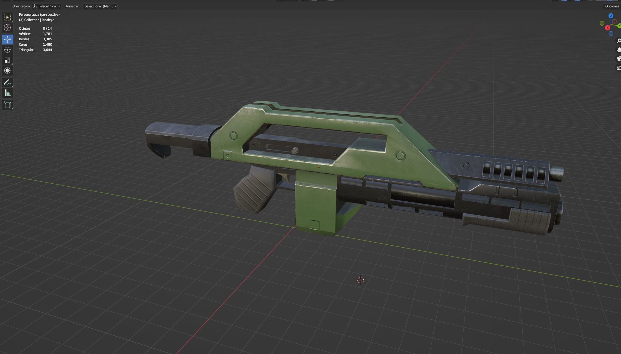 3D model M41A Pulse Rifle VR / AR / low-poly | CGTrader